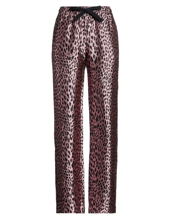 Zadig&Voltaire Leopard Print Acetate & Viscose Jacquard Pants