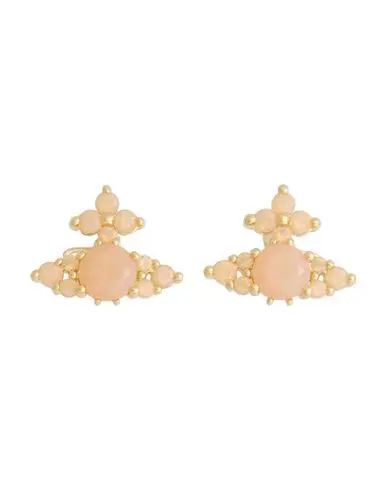 VIVIENNE WESTWOOD Crystal Orb Stud Earrings - Grey
