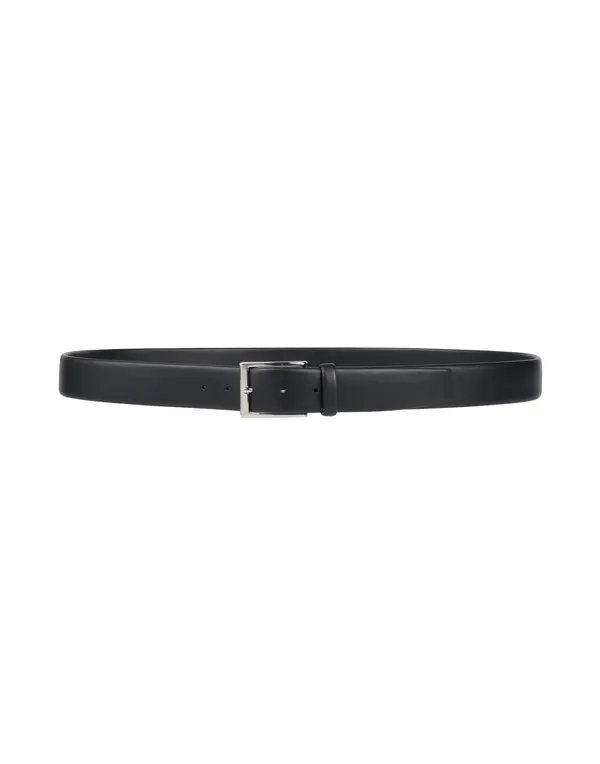 SCHMITT & LAIR Dark Leather Belt - Navy