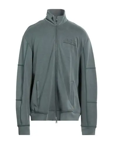 Armani Exchange Zip Up High Neck Sweatshirt - Grey