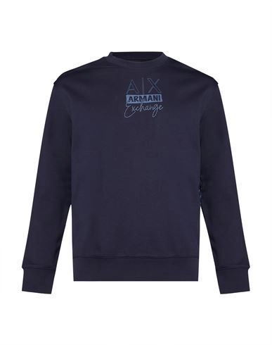 Armani Exchange Cotton Sweatshirt - Navy