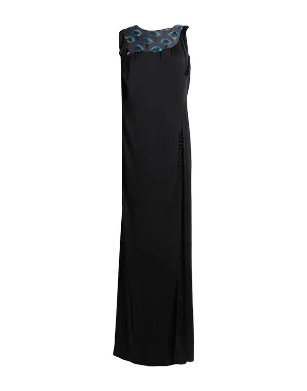 LANVIN Silk & Viscose Blend Sleeveless Maxi Dress
