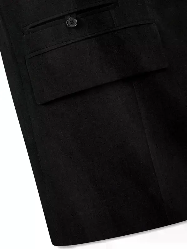 STUDIO TOMBOY Oversized Notched Lapel Short Sleeve Jacket