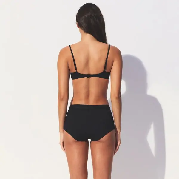 SKIMS Iconic Swim Underwire Bikini Top - Obsidian