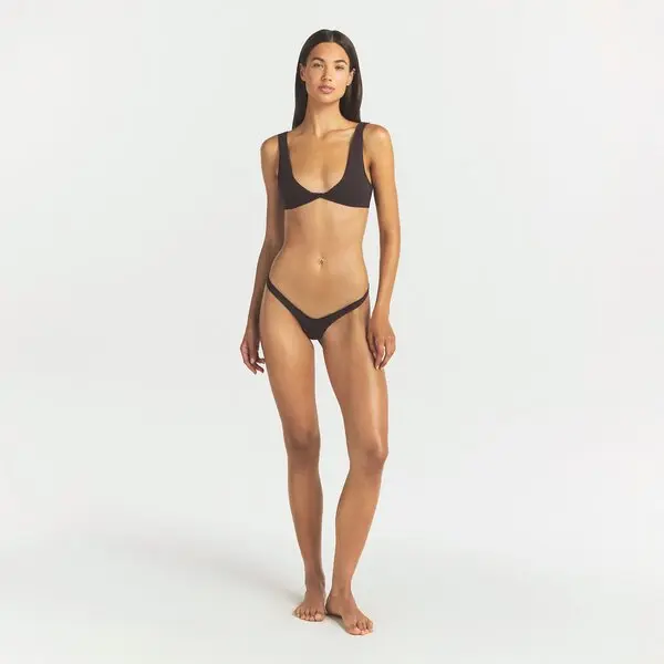 SKIMS Micro Thong | Deep Neutral | | Raw Edge - Phoenix
