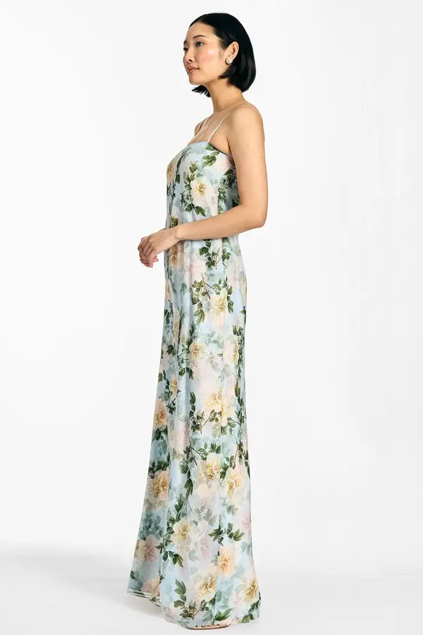 Sachin & Babi Silk Chiffon Gown