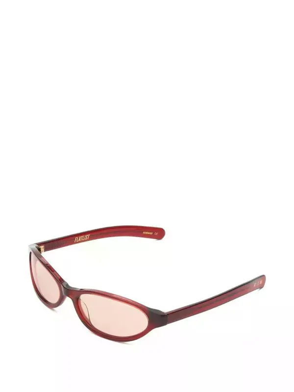 FLATLIST Olympia Oval-frame Sunglasses