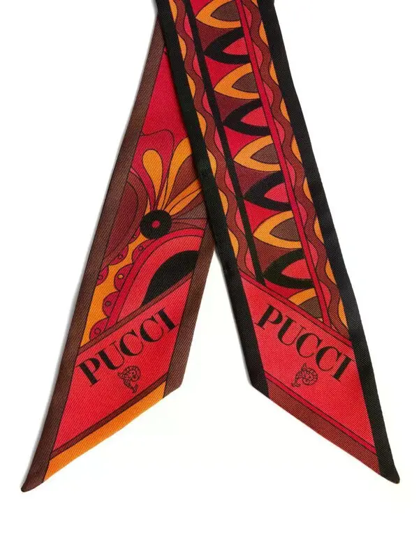 Emilio Pucci Abstract-print Silk Scarf