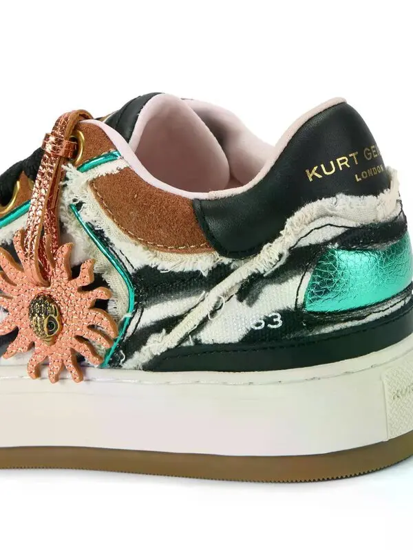 Kurt Geiger Zebra Print Sunbeam Tag Sneakers