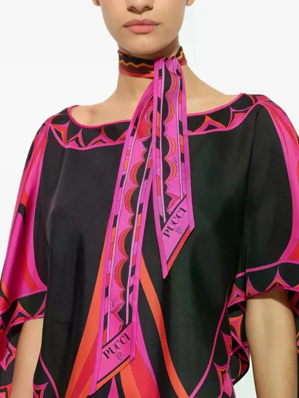 Emilio Pucci Silk Scarf - Pink