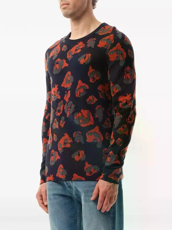 LANVIN Leopard Jacquard Sweater