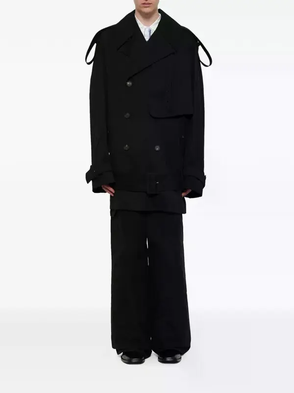 EGONLAB Double-breasted Unlined Trench Coat