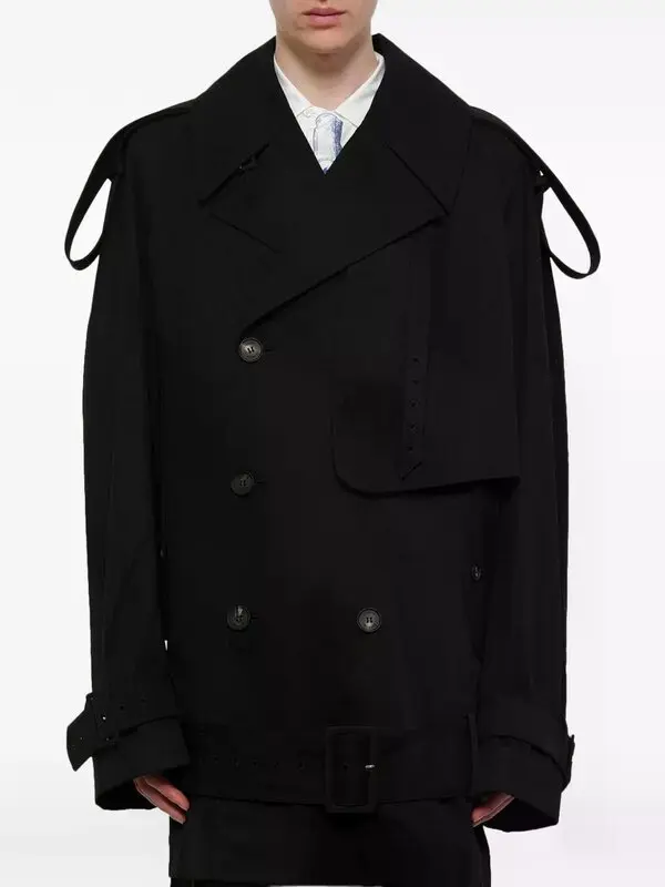 EGONLAB Double-breasted Unlined Trench Coat