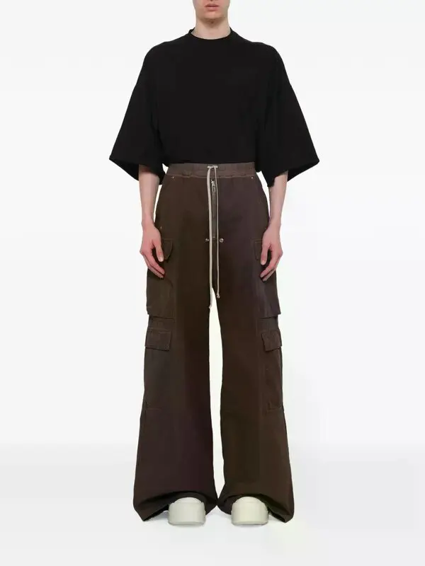 Rick Owens Double Cargo Jumbo Belas Wide-leg Pants - Brown