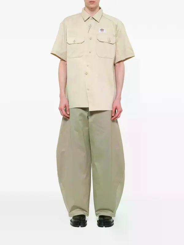 Undercover Asymmetric Curved-closure Shirt