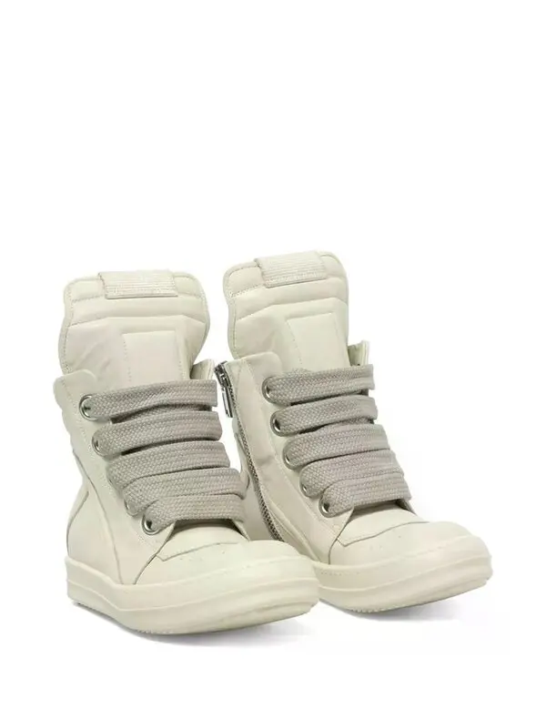 Rick Owens Jumbolace Geobasket High-top Sneakers
