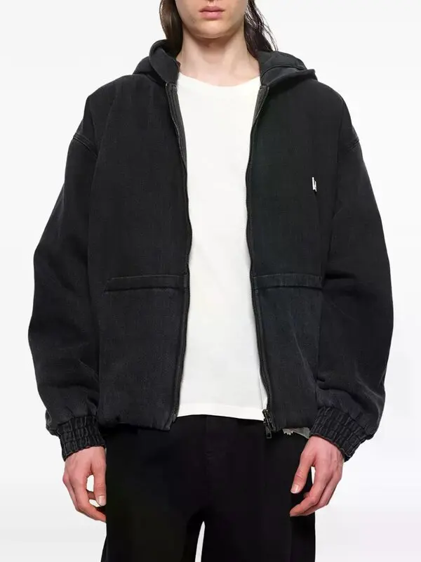WOOYOUNGMI Dyed Denim Hoodie