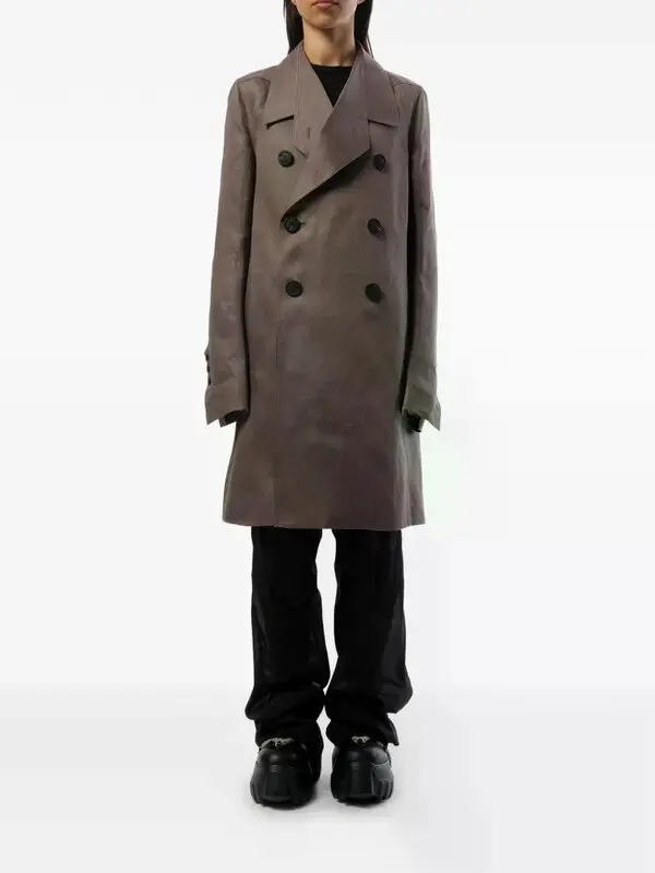 Rick Owens Officer Double-breasted Coat