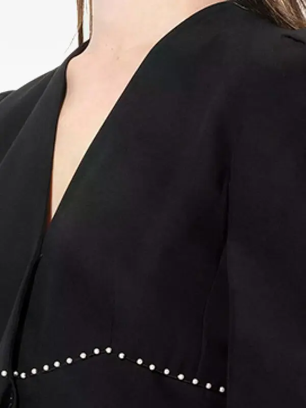 Alexander McQueen Embellished V-neck Jacket