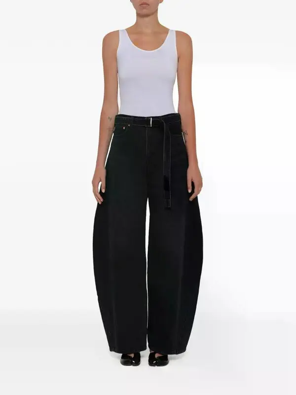 Sacai Belted Barrel Jeans