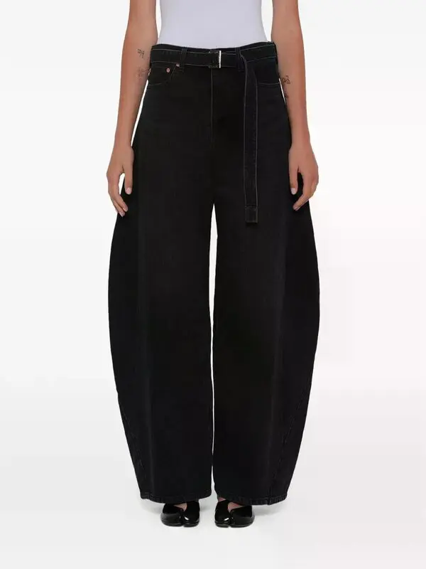 Sacai Belted Barrel Jeans
