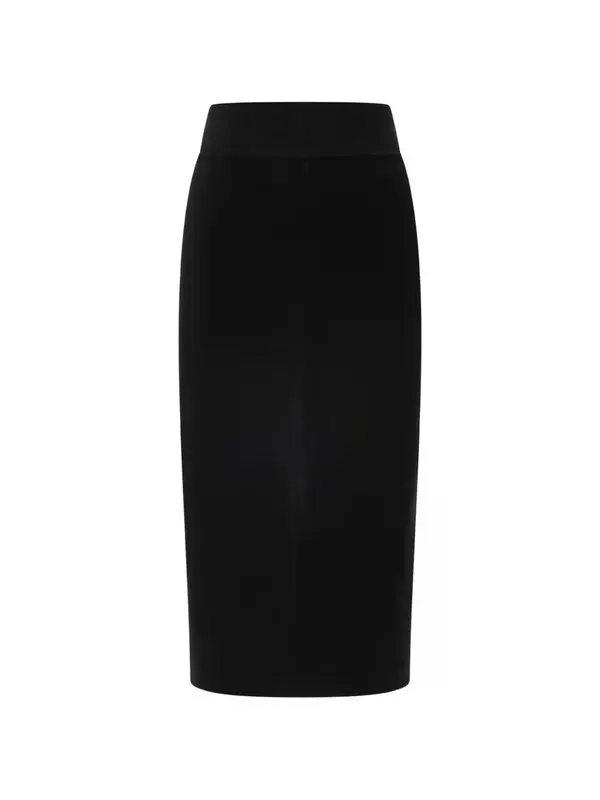 Rick Owens Rib-knit Elasticated Waistband Skirt
