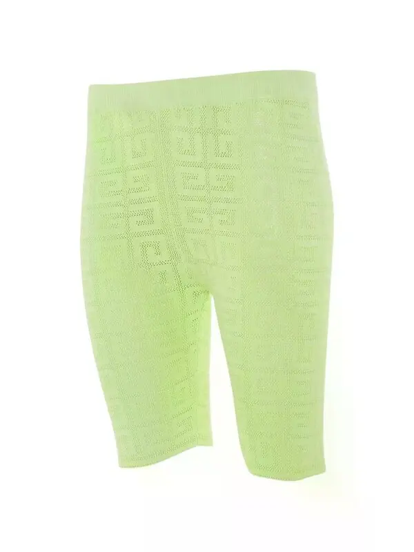 Givenchy Ribbed Shorts With 4g Pattern