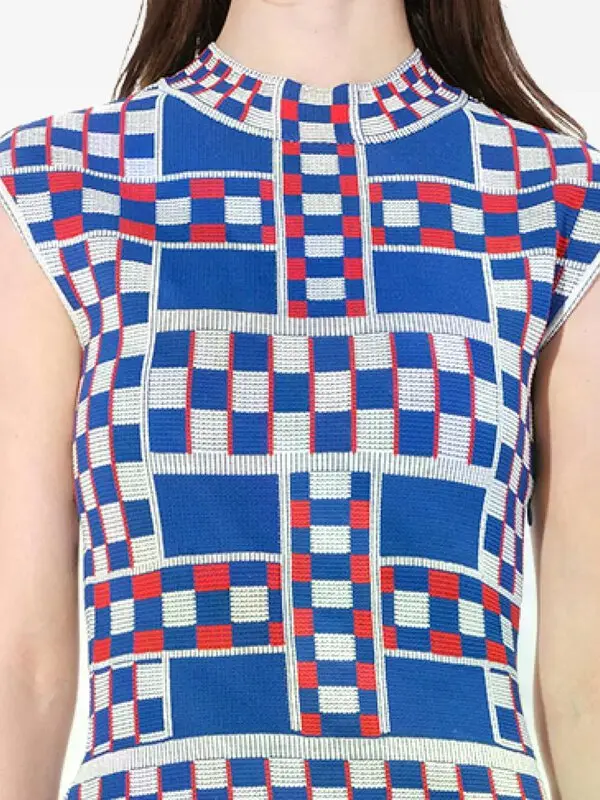 Alexander McQueen Check Pattern Dress