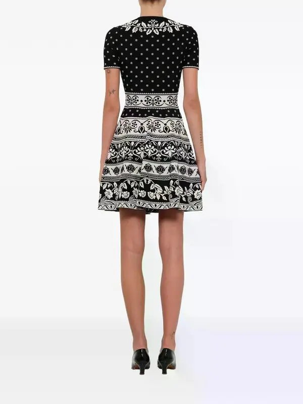 Alexander McQueen Floral Print Mini Dress