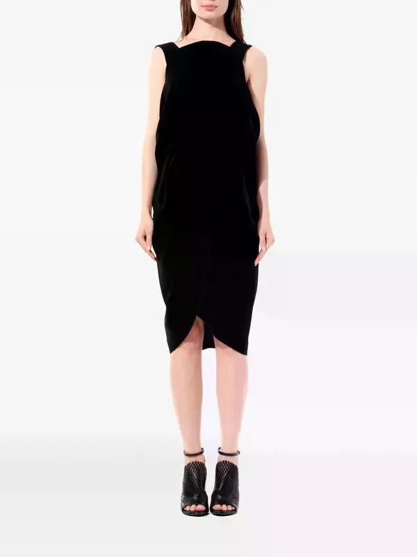 Balenciaga Open-back Draped Dress