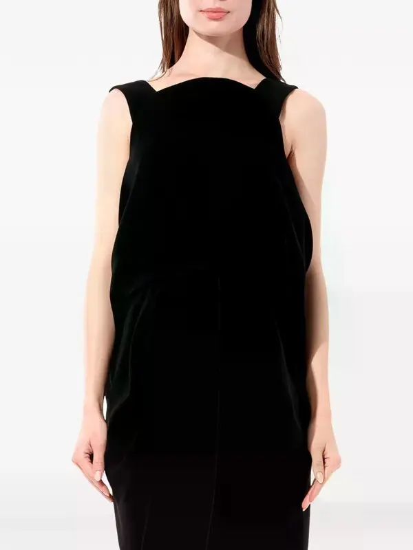 Balenciaga Open-back Draped Dress