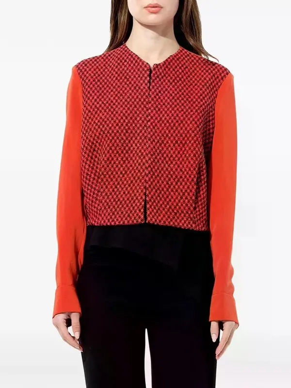 Balenciaga Tweed Panelled Jacket