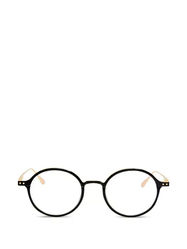 Linda Farrow Round-frame Glasses - Black