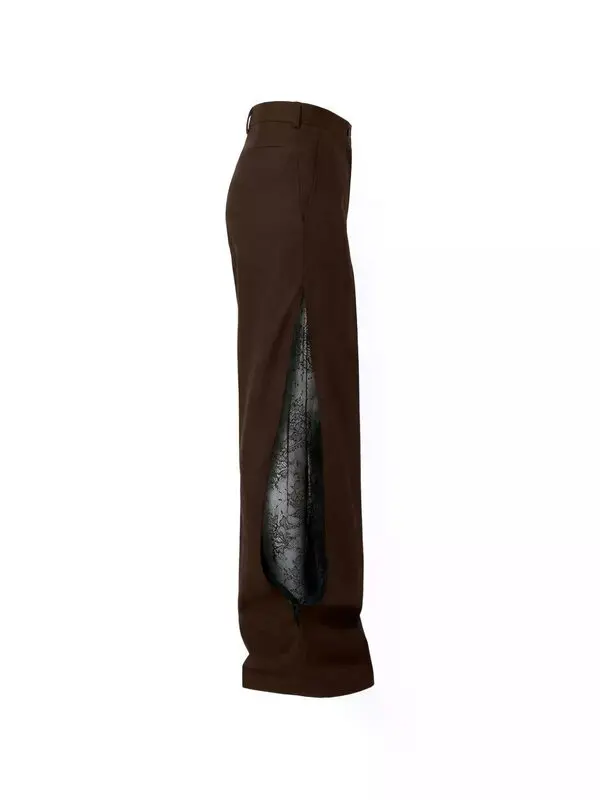ALMAZ Canyon Lace-panelled Trousers