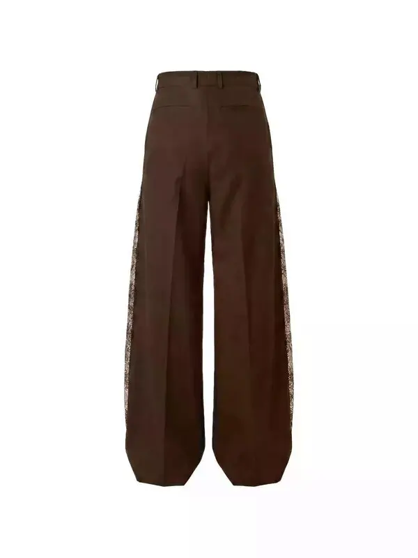ALMAZ Canyon Lace-panelled Trousers