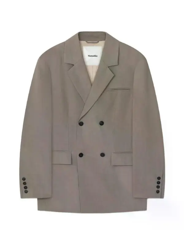 Nanushka Boxy Double-breasted Blazer