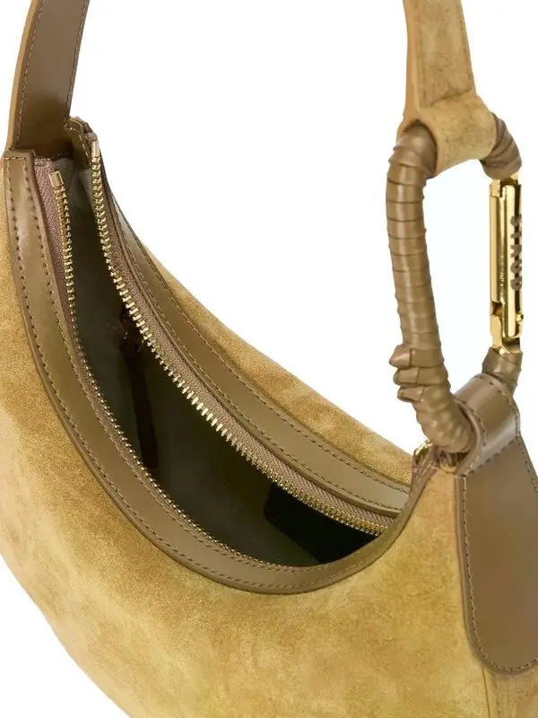 Staud Alden Suede Shoulder Bag - Neutrals