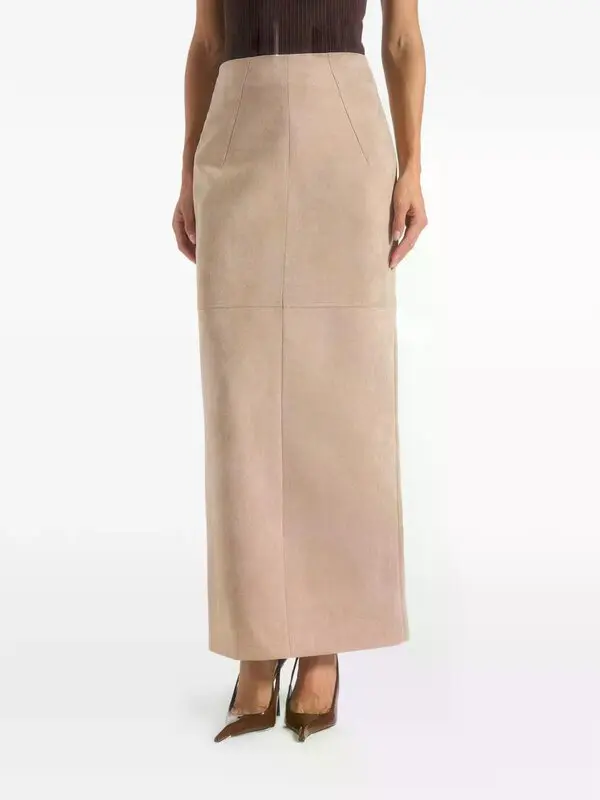Manière De Voir Celie Maxi Skirt - Neutrals