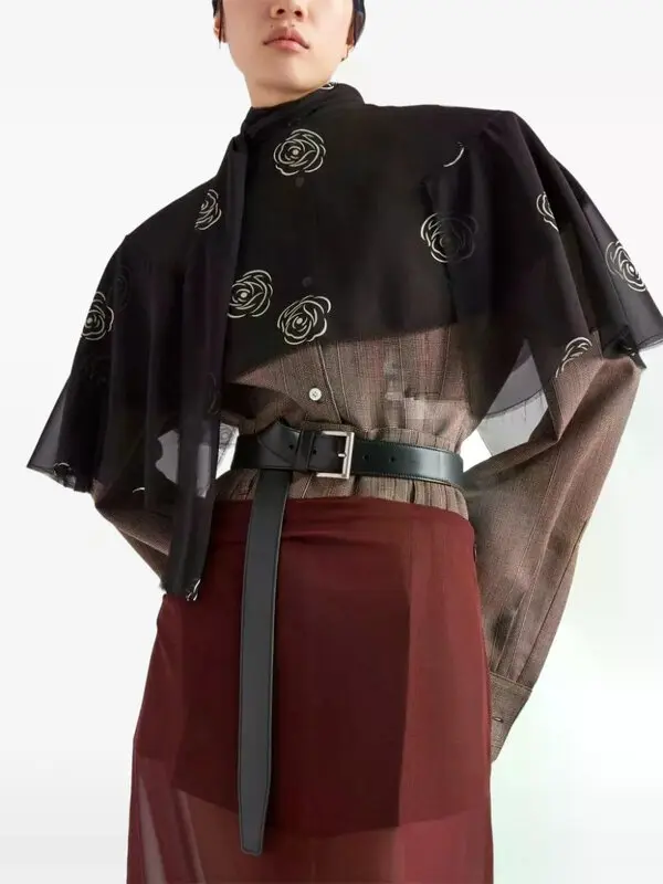 Prada Buckled Leather Belt