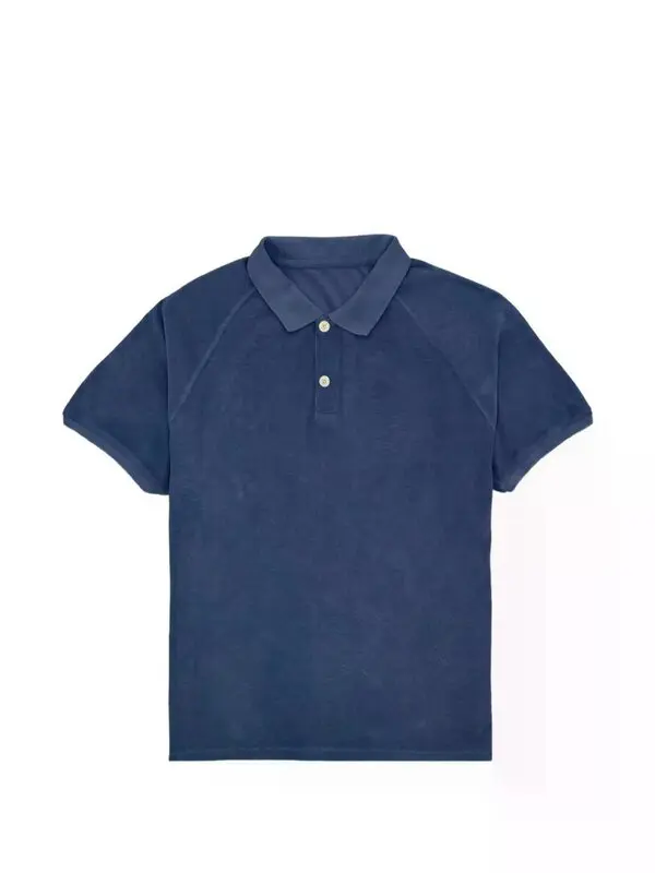 FORTELA Brody Terry Raglan Polo Shirt - Blue