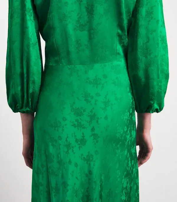 Sandro Floral Jacquard Maxi Dress