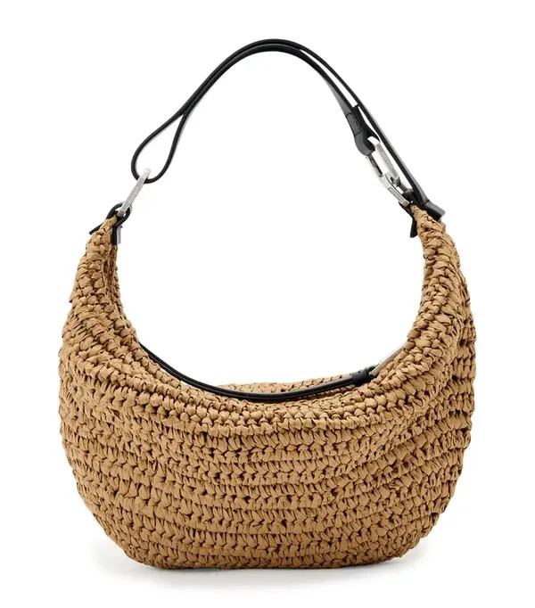 ALLSAINTS Small Paper Luna Shoulder Bag - Brown
