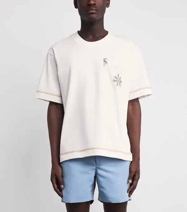 CHE Cotton Embroidered Daisel T-shirt