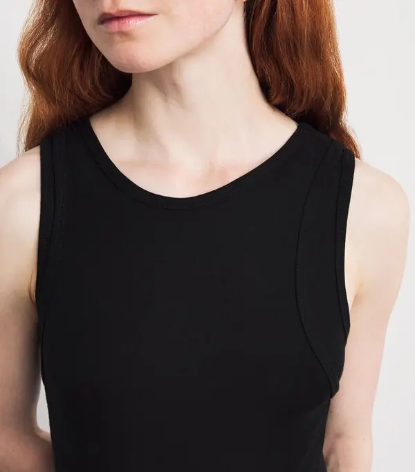 AGOLDE Finch Ribbed Tank Top - Black