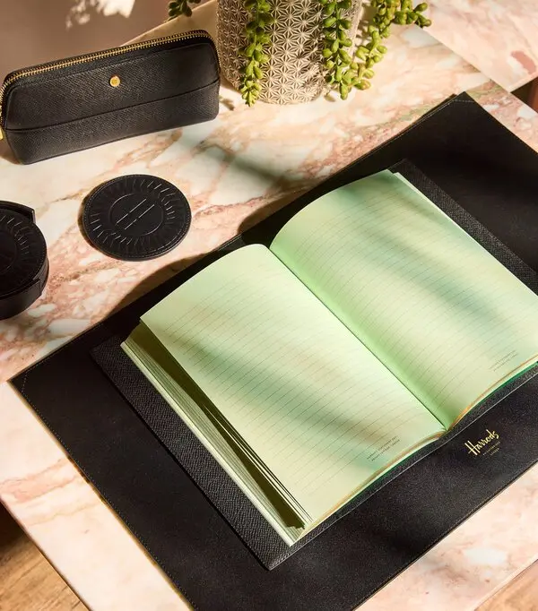 Harrods Leather Pencil Case