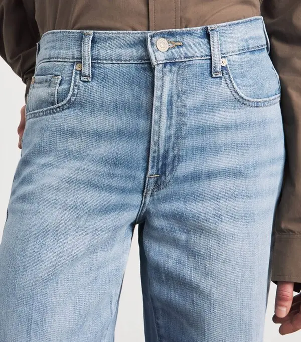 7 For All Mankind Stovepipe Straight Jeans
