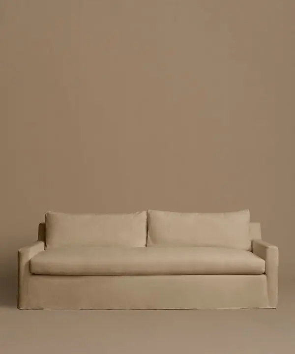 Jenni Kayne Harbor Sofa In Wheat Linen