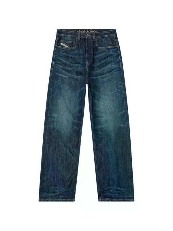 DIESEL® 2001 D-macro-sel Jeans Wide Leg, Low Rise
