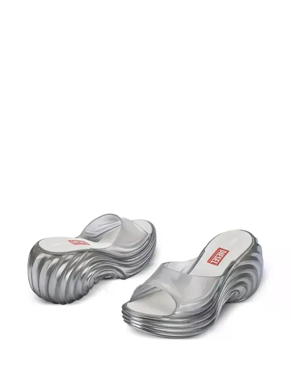 Melissa X Diesel Quantum Platform Sandals - White