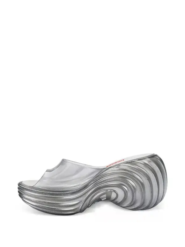 Melissa X Diesel Quantum Platform Sandals - White